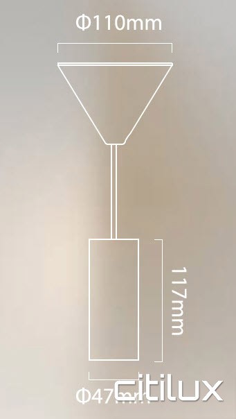 BetaTop White Pendant Light